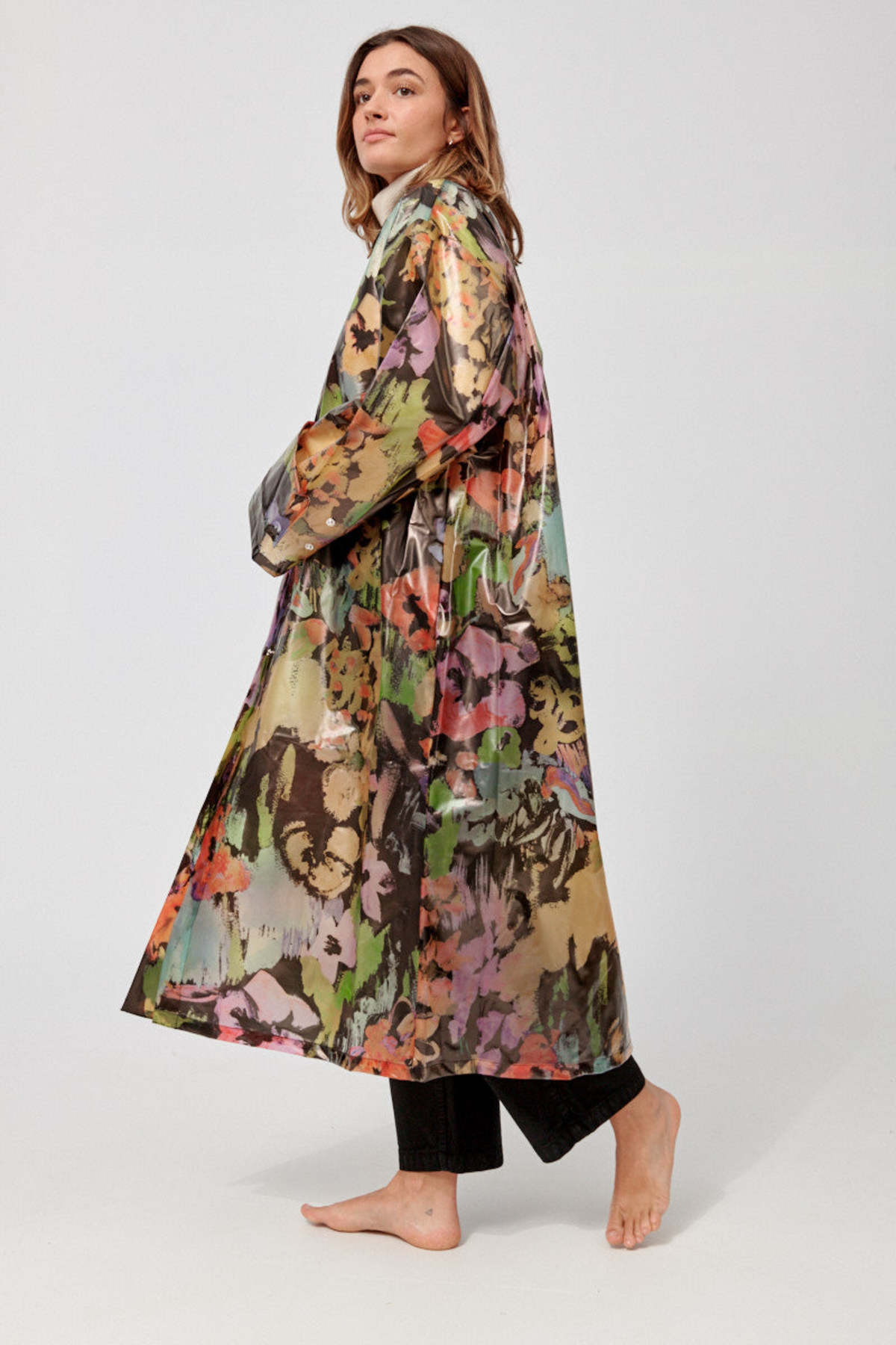 Stine Goya Desiree Jacket - Abstract Night Floral | Garmentory