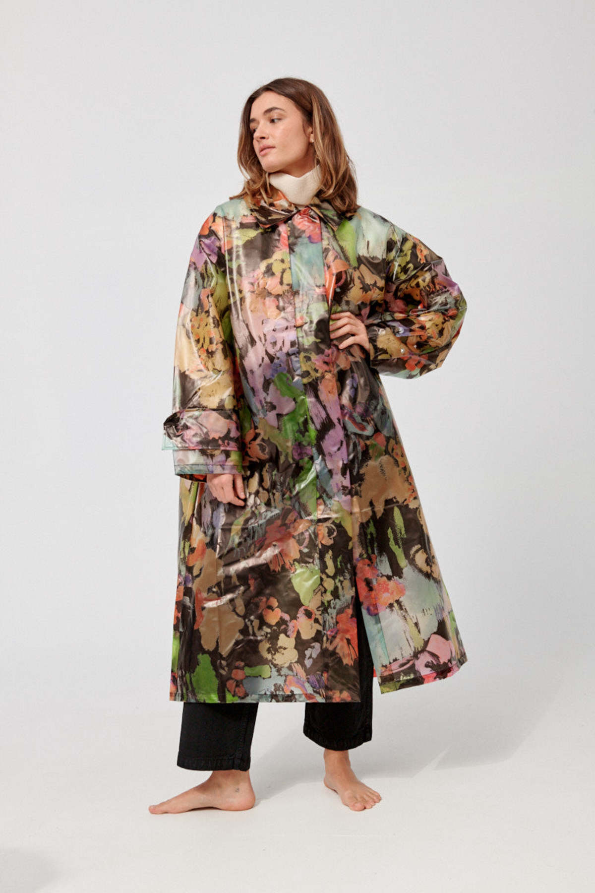 Stine Goya Desiree Jacket - Abstract Night Floral | Garmentory