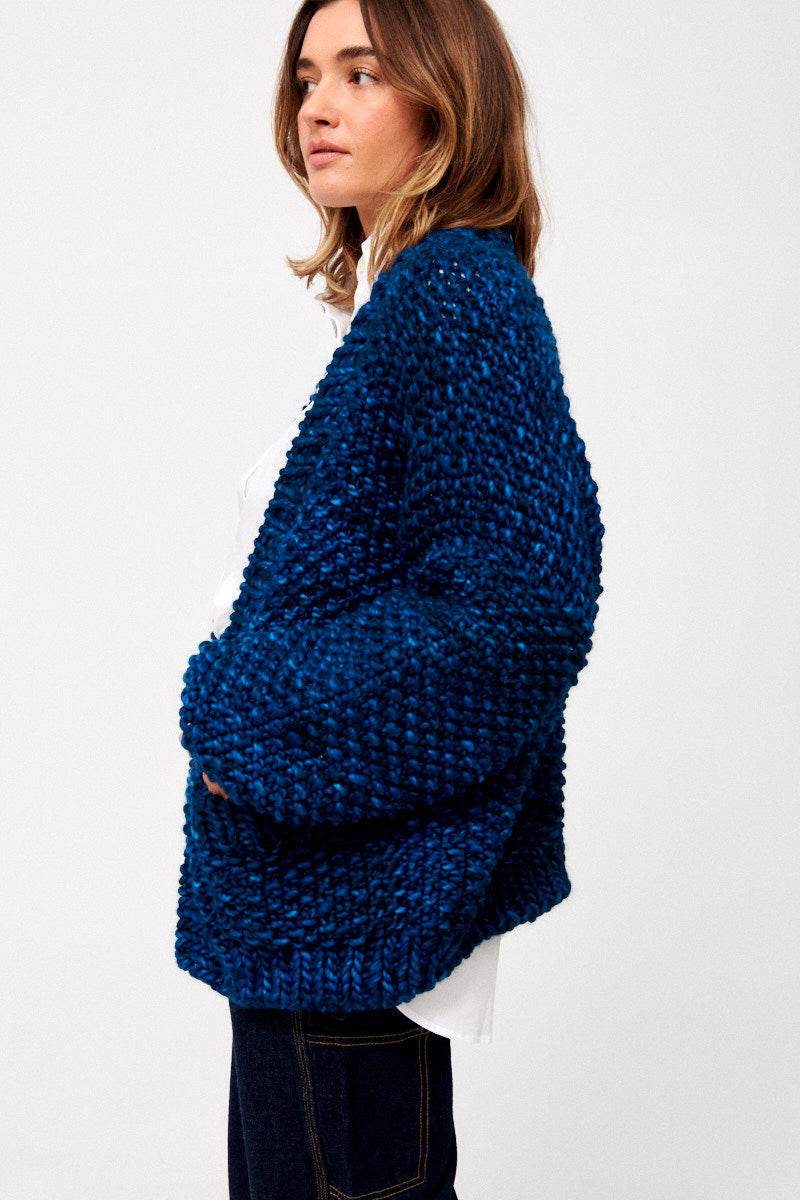 Nia Thomas Lalua Knit Cardigan - Azul | Garmentory