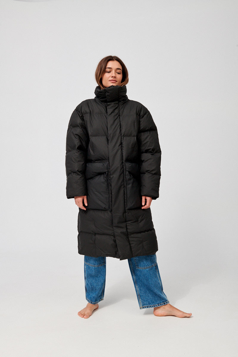 Rains Block Puffer Coat | Garmentory