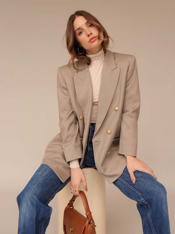 Vintage Pendleton Virgin Wool Blazer - Grey | Garmentory