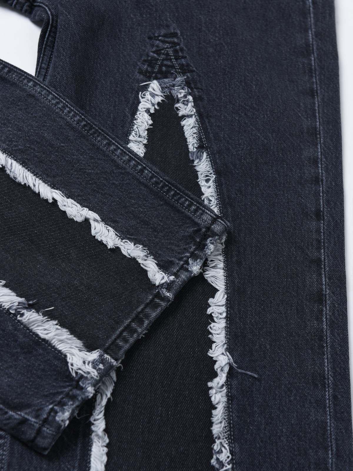 Our Legacy THIRD CUT SLASH DENIM - BLACK | Garmentory