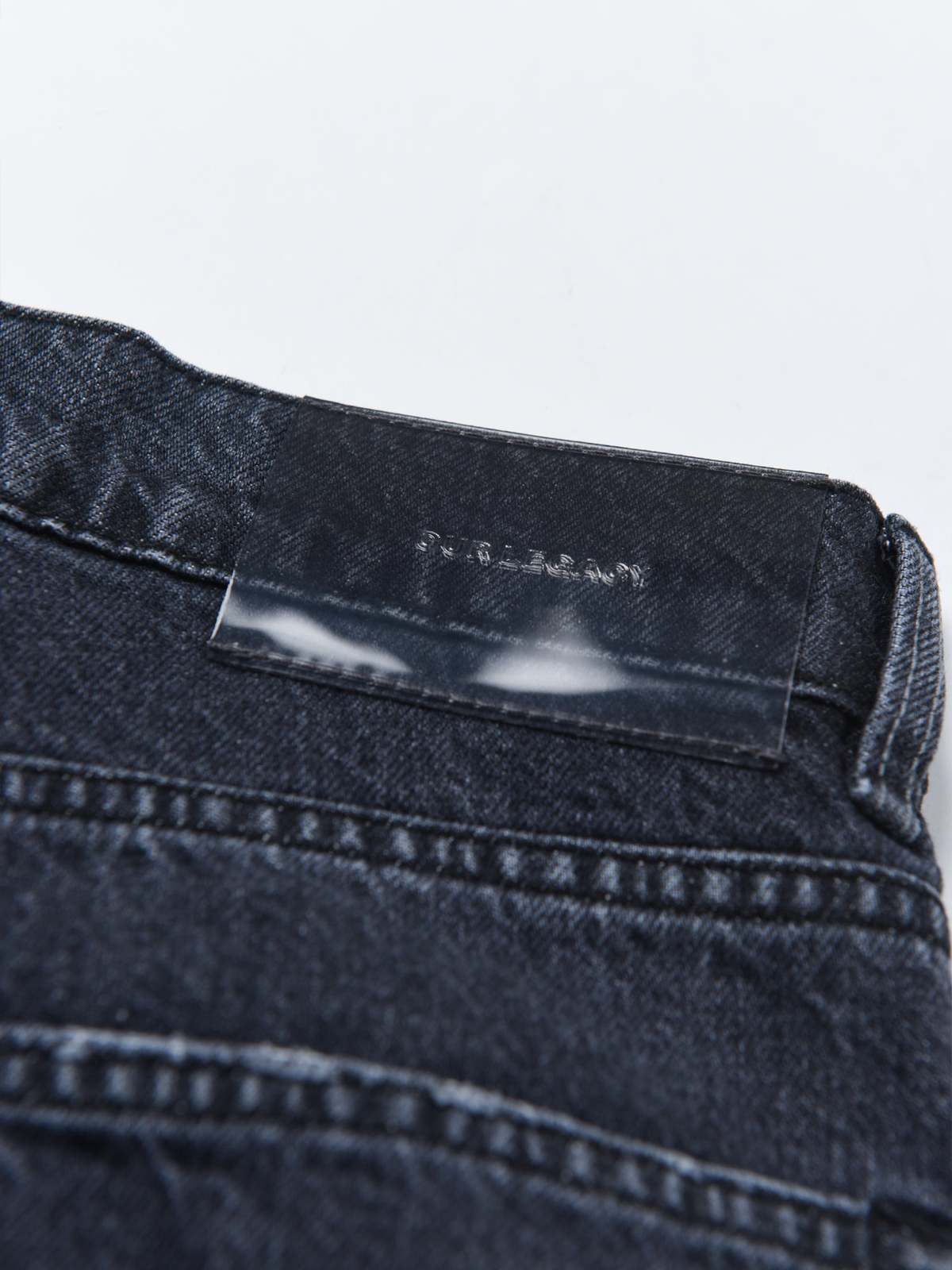 Our Legacy THIRD CUT SLASH DENIM - BLACK | Garmentory