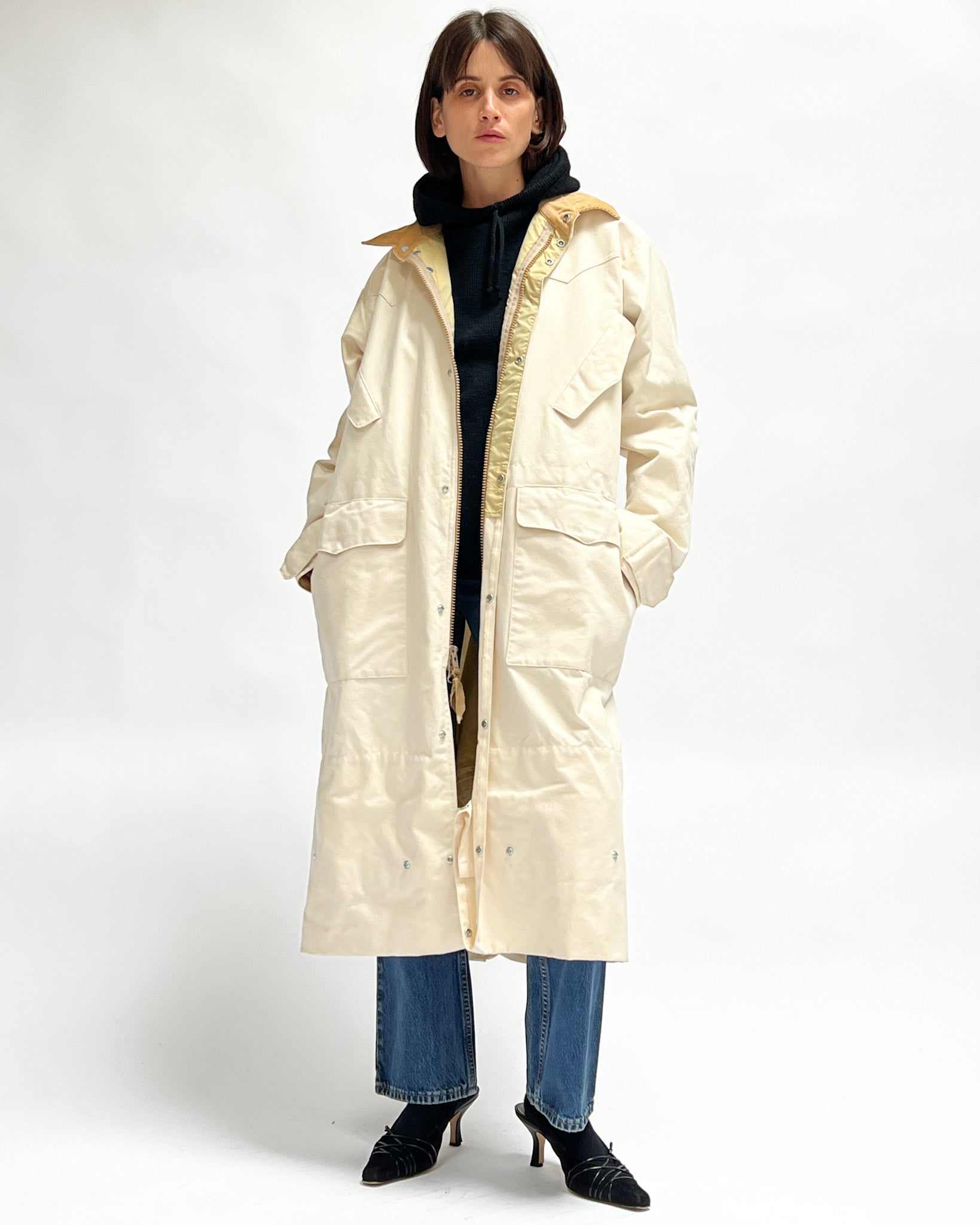 Cargo Maxi Duster - Beige | Garmentory