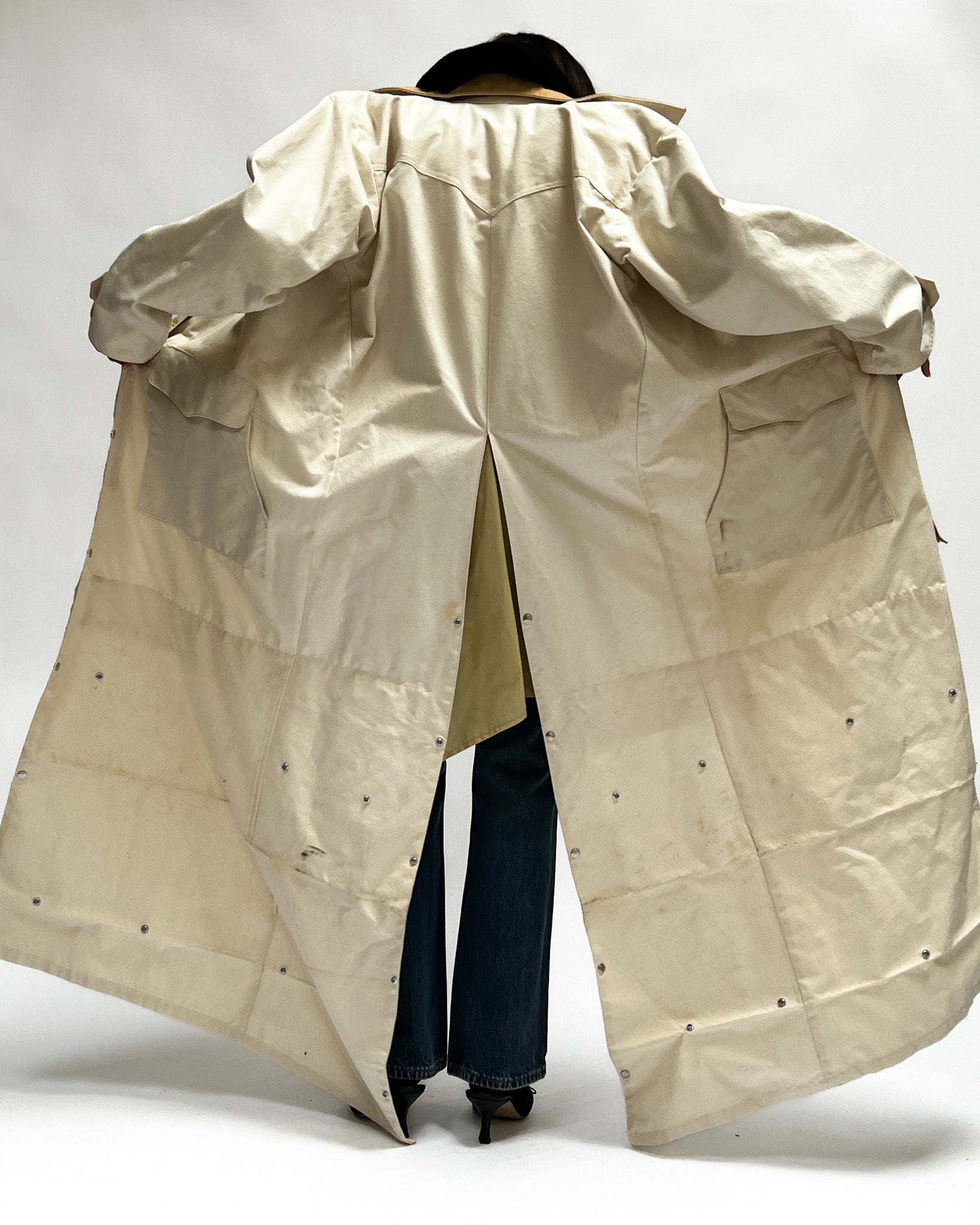 Cargo Maxi Duster - Beige | Garmentory