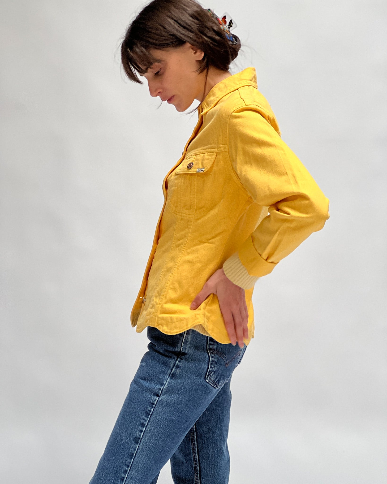 Denim Jacket - Lemon | Garmentory