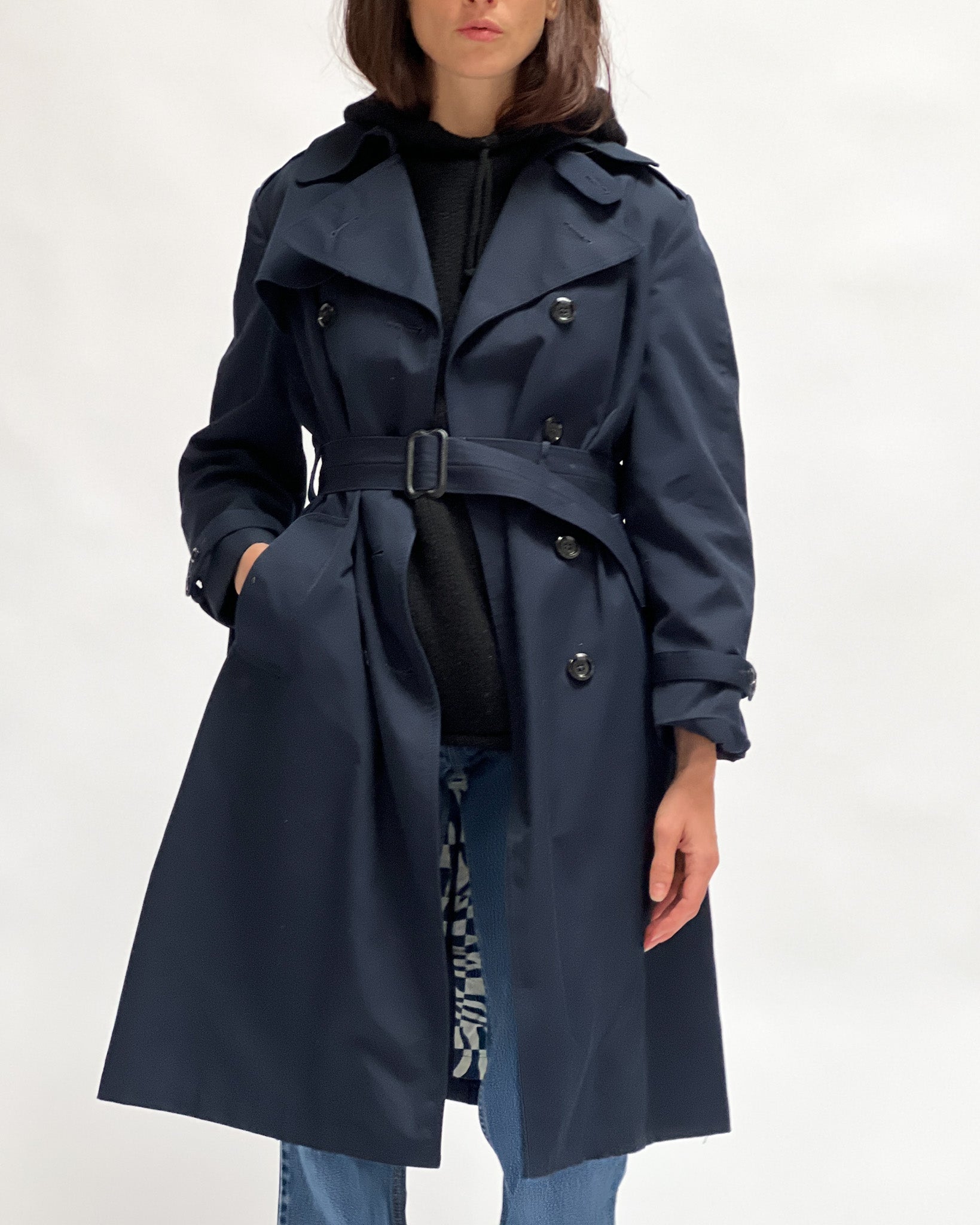 Rain Trench - Navy | Garmentory