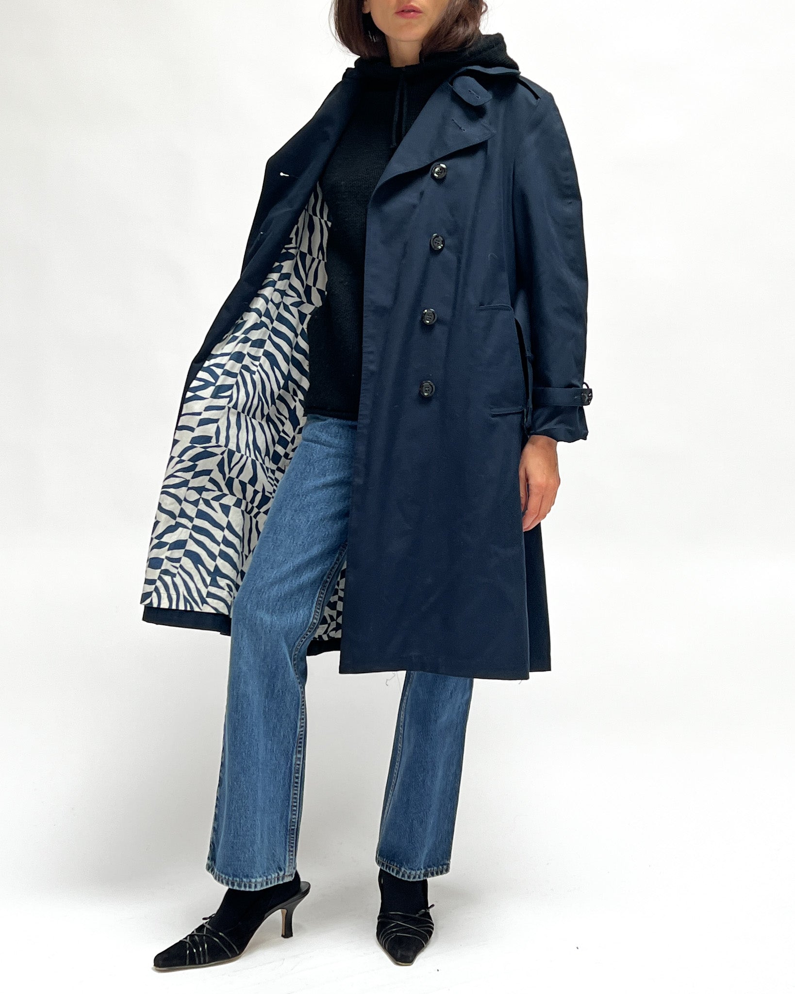 Rain Trench - Navy | Garmentory