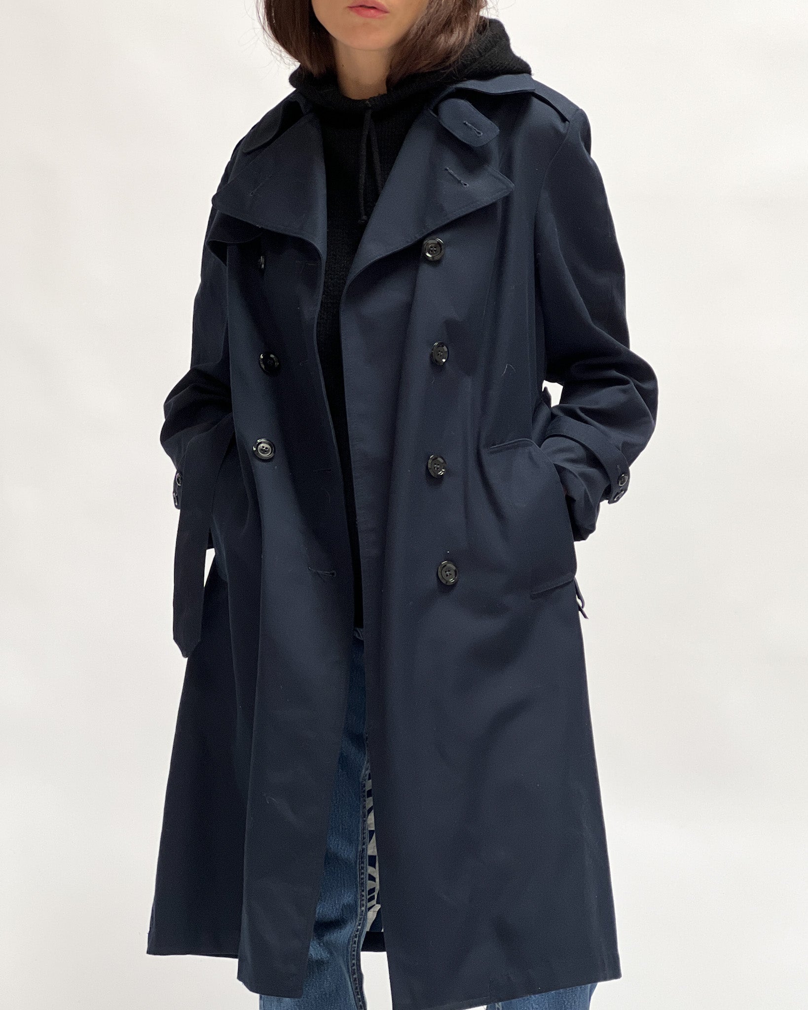 Rain Trench - Navy | Garmentory