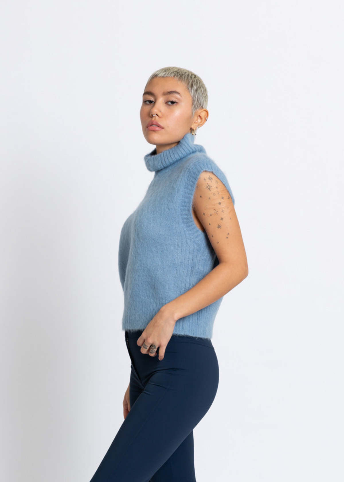 Tela Alberta Vest - Blue | Garmentory