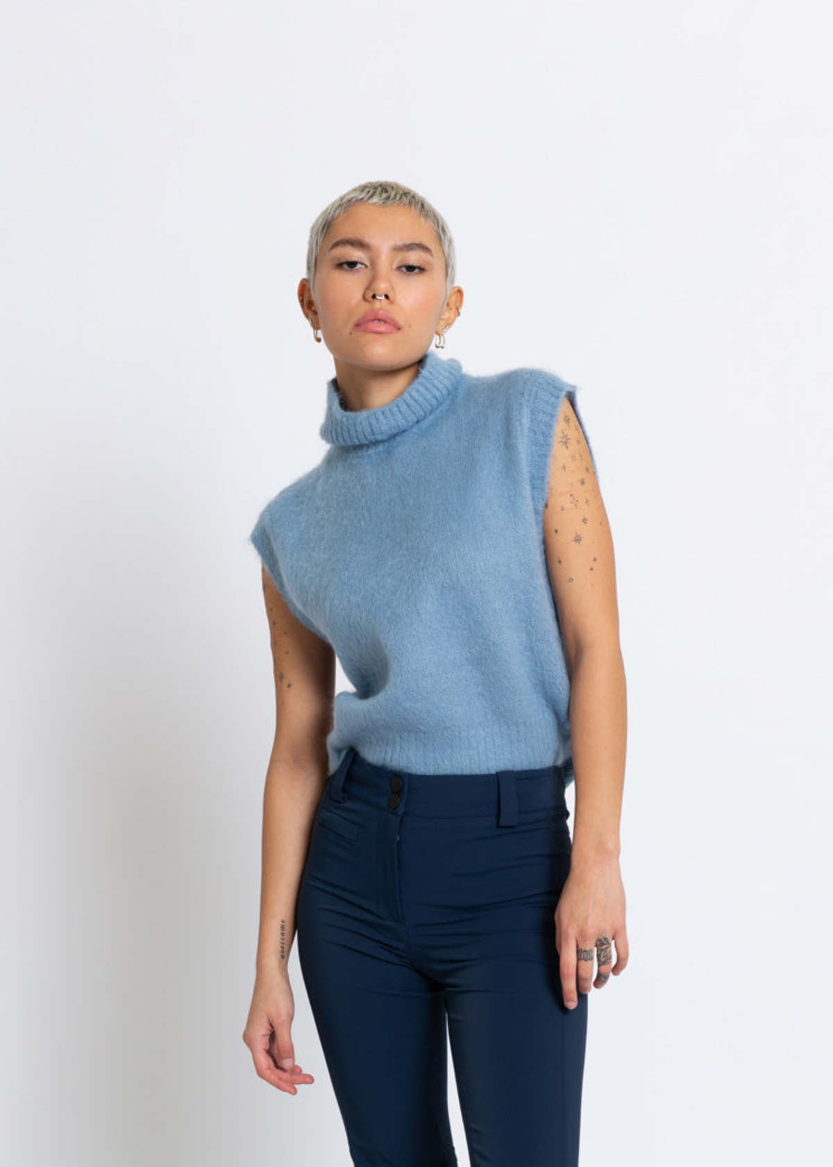 Tela Alberta Vest - Blue | Garmentory