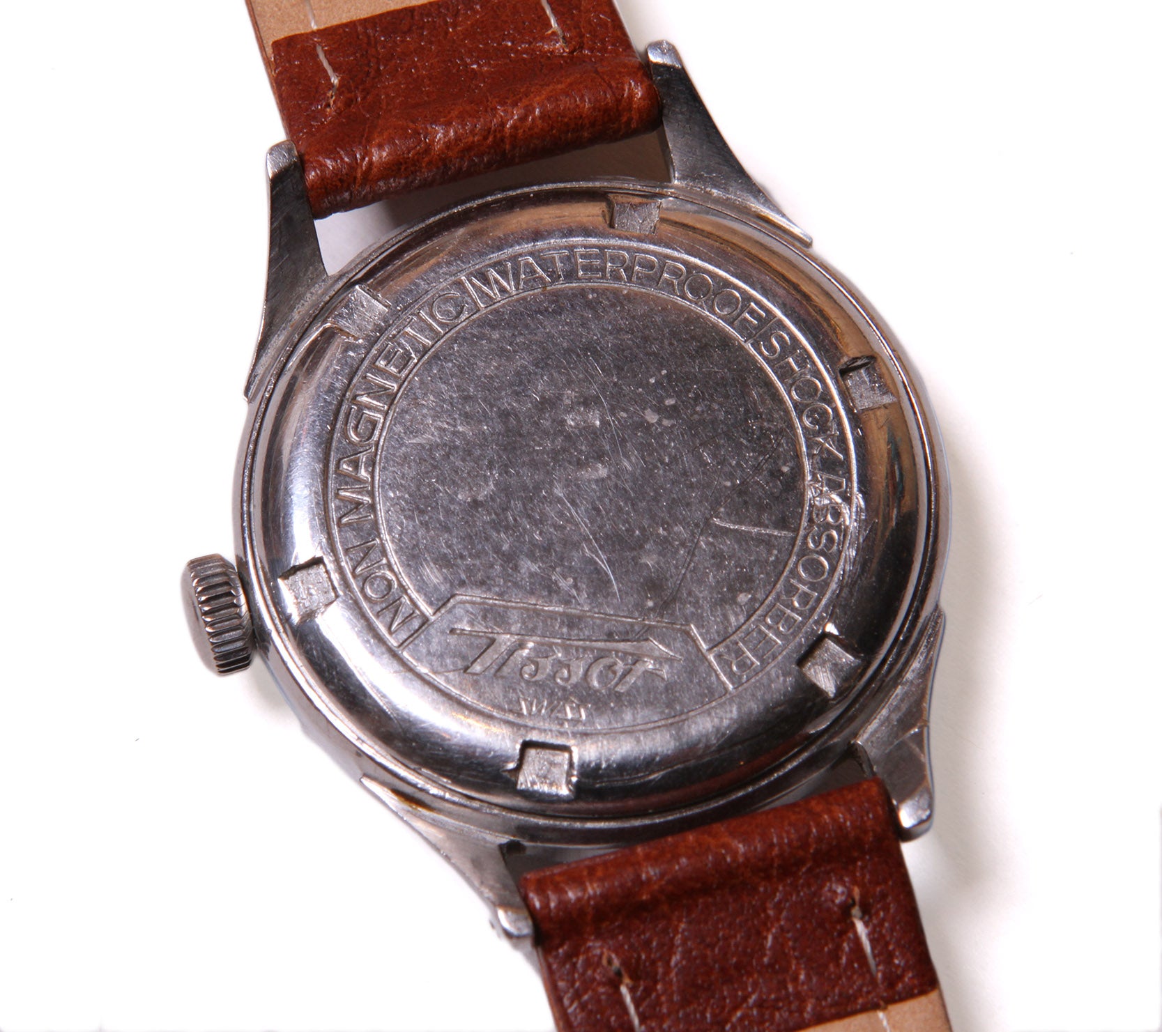 Vintage 1940s Tissot Pointer Date Watch - Brown | Garmentory