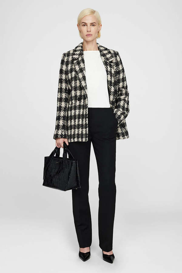 Anine Bing Devon Pumps - High-Shine/Matte Black | Garmentory