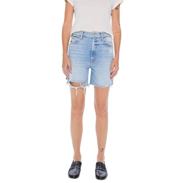 Mother Denim HW Smokin' Short Fray - Resting Beach Face | Garmentory