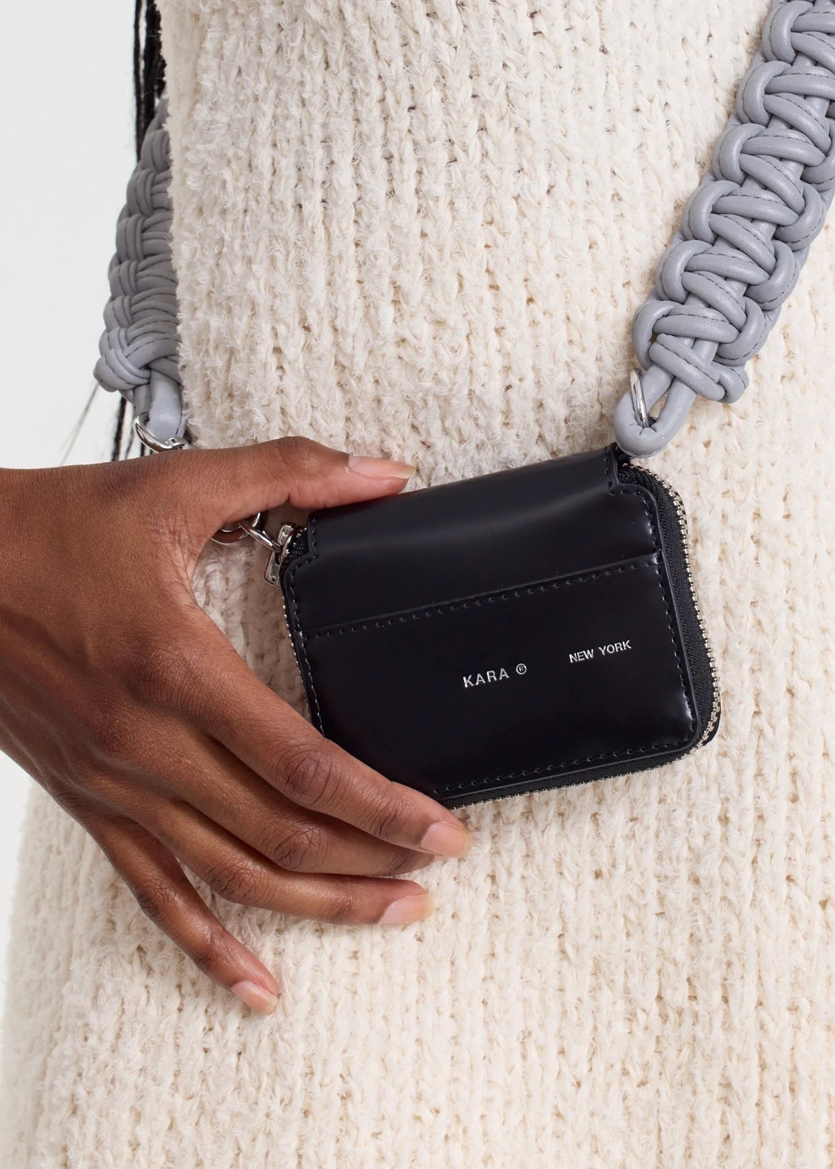 KARA Reflective Cobra Strap Bike Wallet - Black | Garmentory