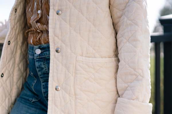 Utility Canvas Wear Quilted Jacket | Garmentory
