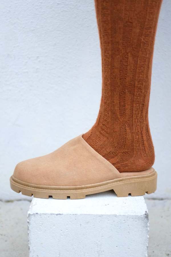 Small Lot Lug Sole Clog - Honey | Garmentory