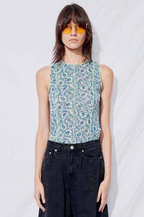 permanent vacation Gwen Tank - Aqua | Garmentory