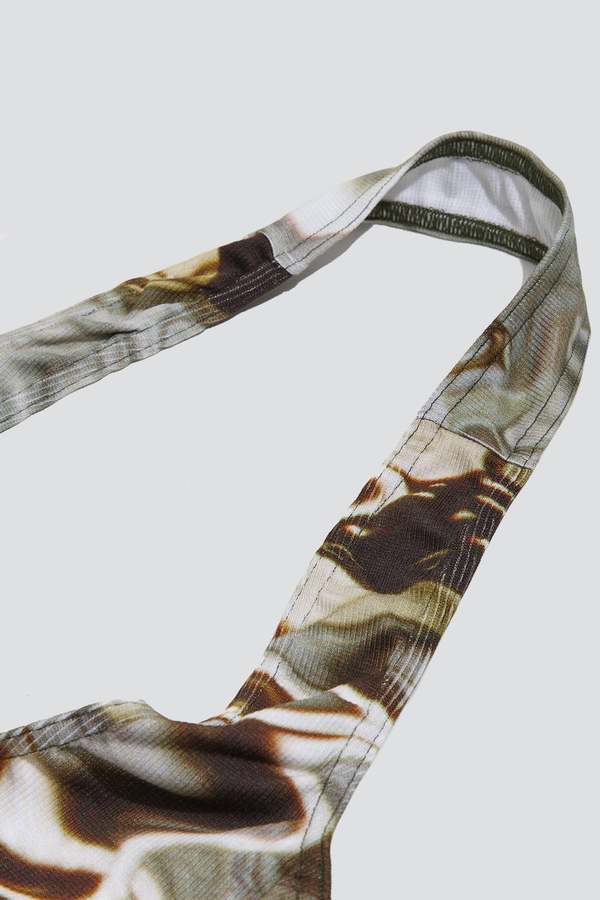 Elliss Smudge Wave Rib Power Top | Garmentory