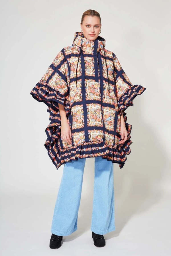 Manoush Puff Cape Jacket - Multi | Garmentory