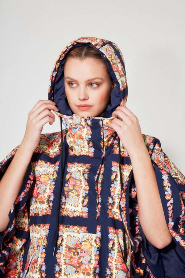 Manoush Puff Cape Jacket - Multi | Garmentory