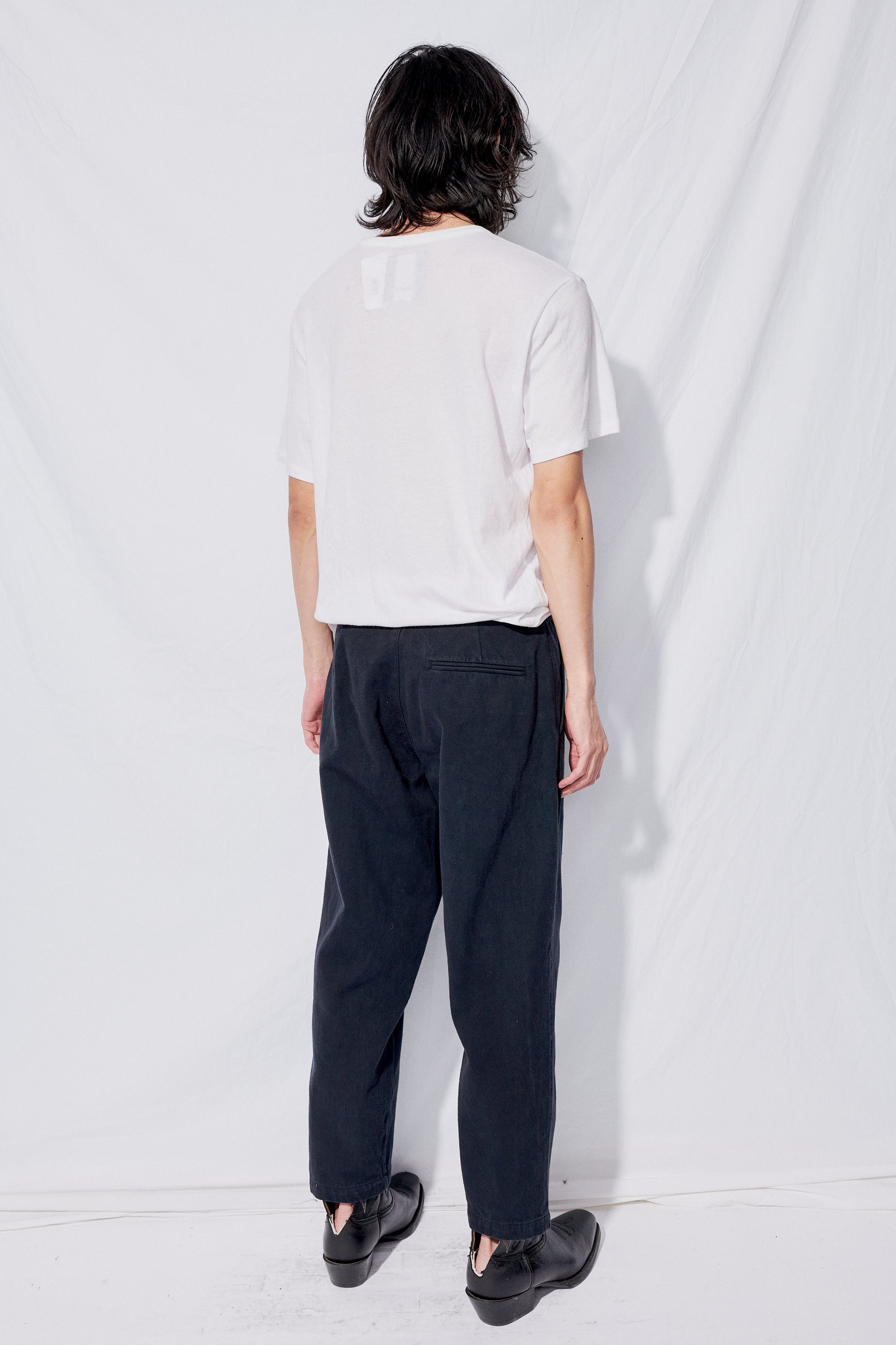 Assembly Overdye Denim Curve Pant - Black | Garmentory