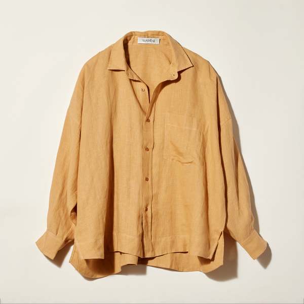 MAMÈNE Essential Linen Shirt - Chino | Garmentory