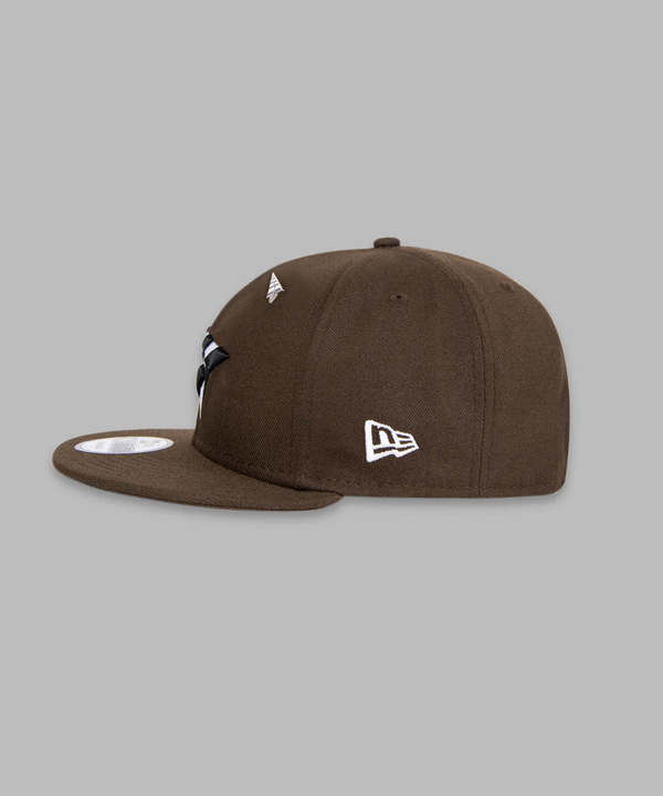 Paper Plane Walnut Crown 9Fifty Snapback Hat - Brown | Garmentory