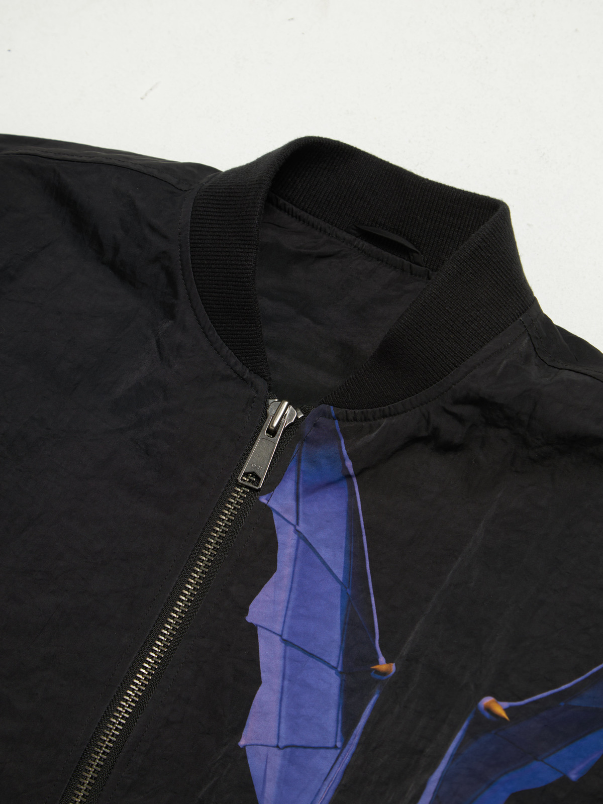 Yohji Yamamoto X Supreme M Angel and Demon Printed Nylon Bomber - Black ...