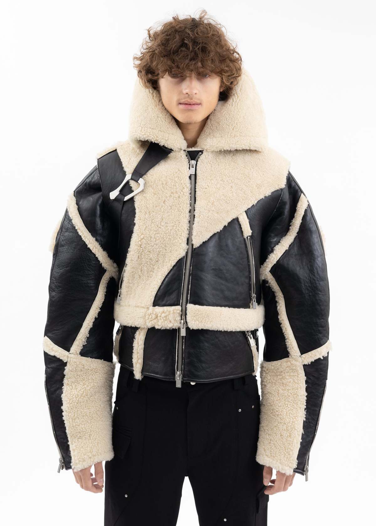 Heliot Emil CONSINNITY SHEARLING JACKET VEST - black | Garmentory