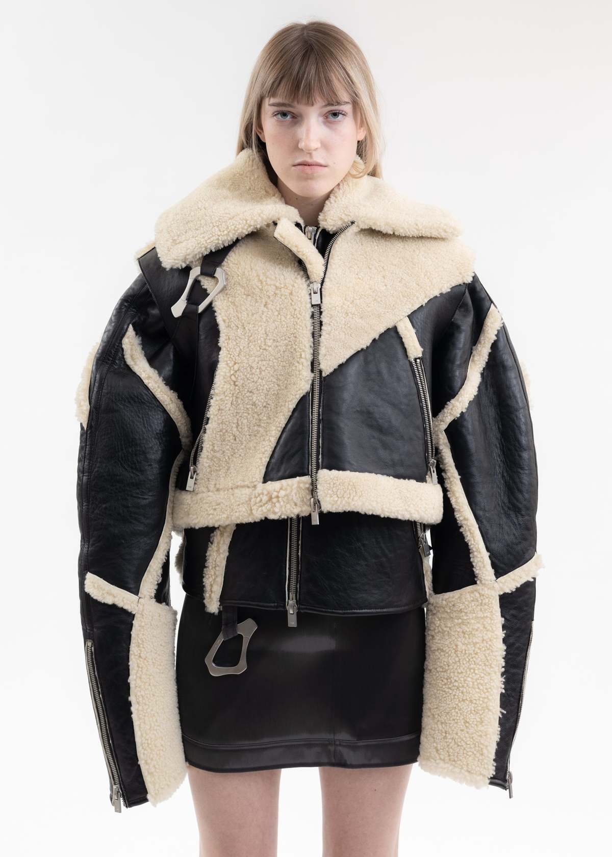Heliot Emil CONSINNITY SHEARLING JACKET WITH VEST | Garmentory