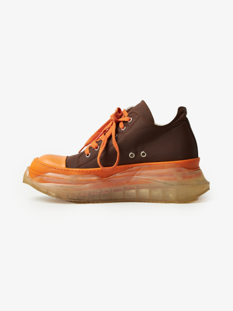 Rick Owens Drkshdw Transparent Sole Sneakers - Brown/Orange | Garmentory