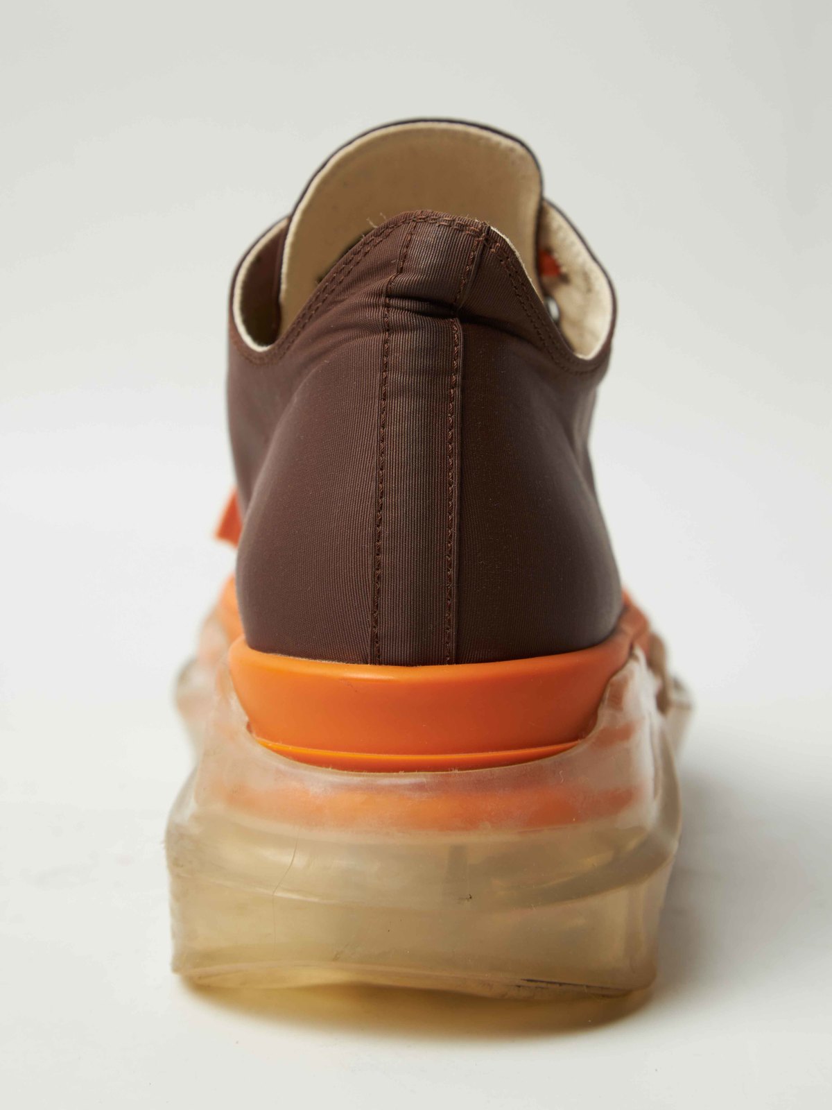 Rick Owens Drkshdw Transparent Sole Sneakers - Brown/Orange | Garmentory