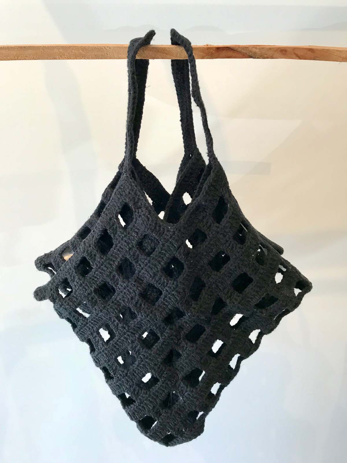 Lauren Manoogian Crochet Grid Bag - Black | Garmentory