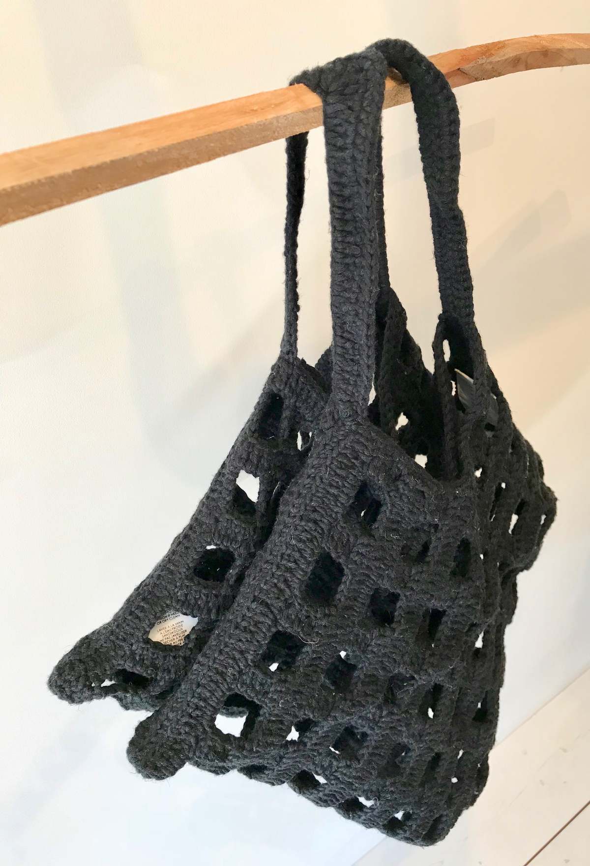 Lauren Manoogian Crochet Grid Bag - Black | Garmentory