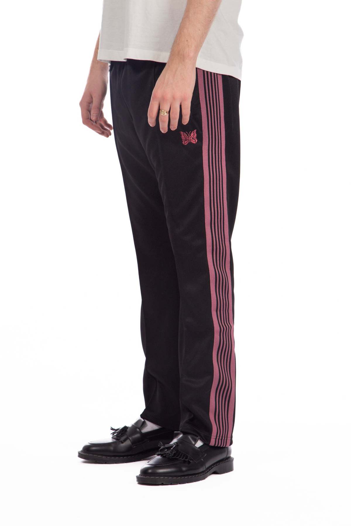 Needles Poly Smooth Narrow Track Pant - Black | Garmentory