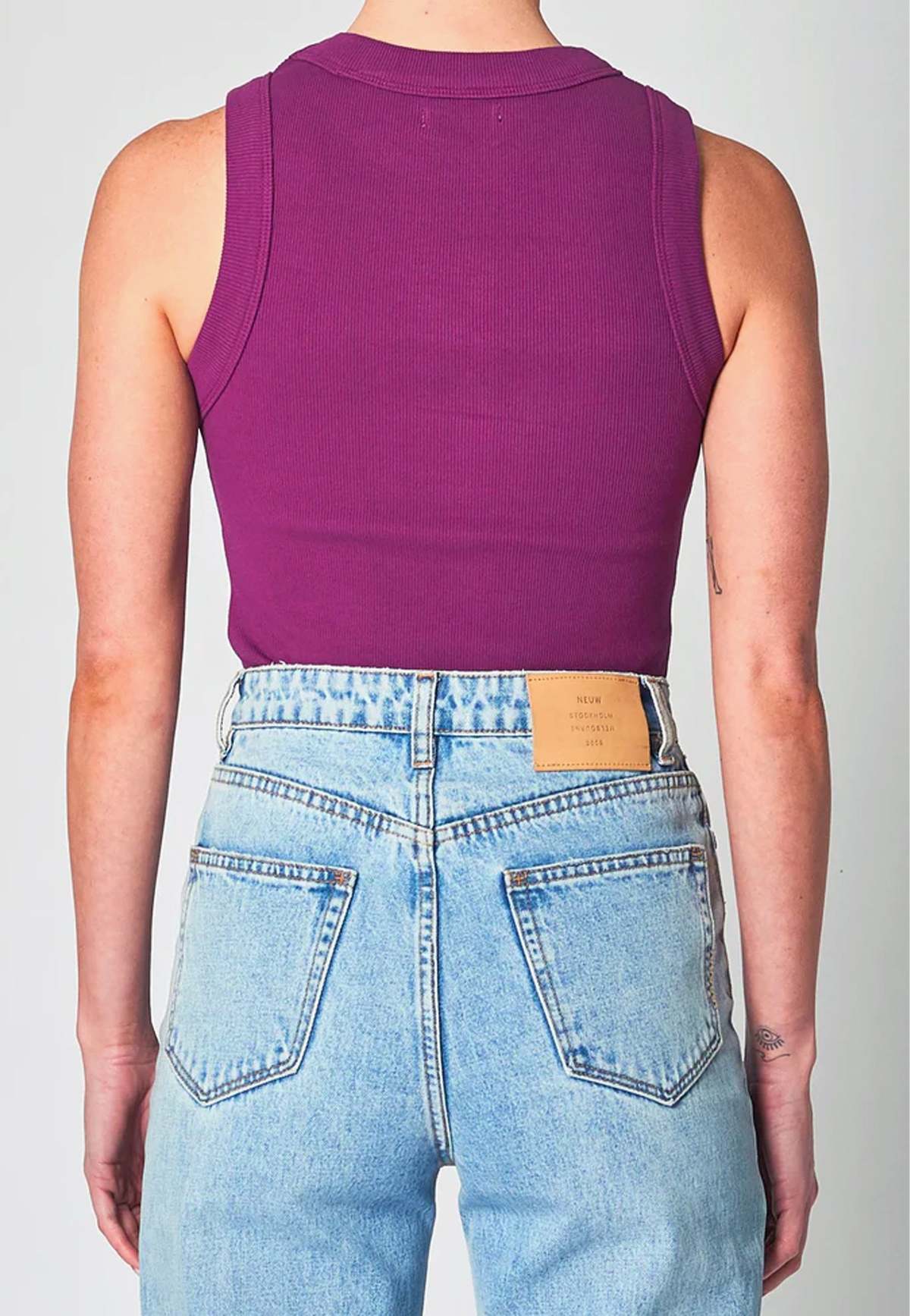 NEUW Jonesy Singlet - French Purple | Garmentory