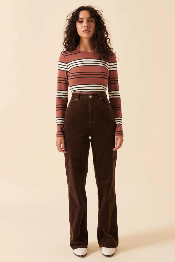 Rollas heidi cord Jeans - Brown | Garmentory