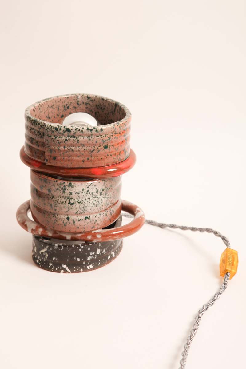 Trevor Goosen Hand Built Ceramic Lamp 3 | Garmentory