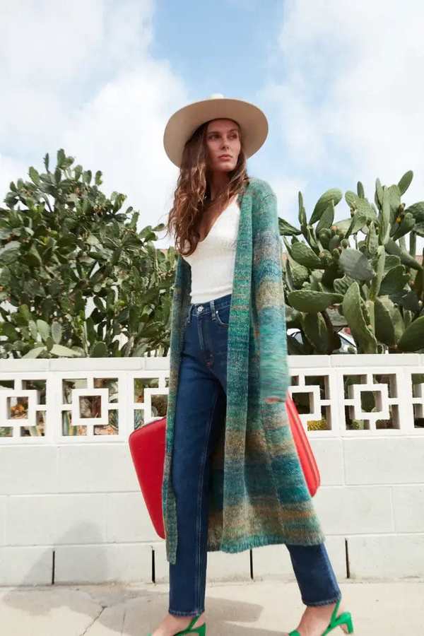 27 Miles Chaplin Duster Cardigan - Landscape | Garmentory