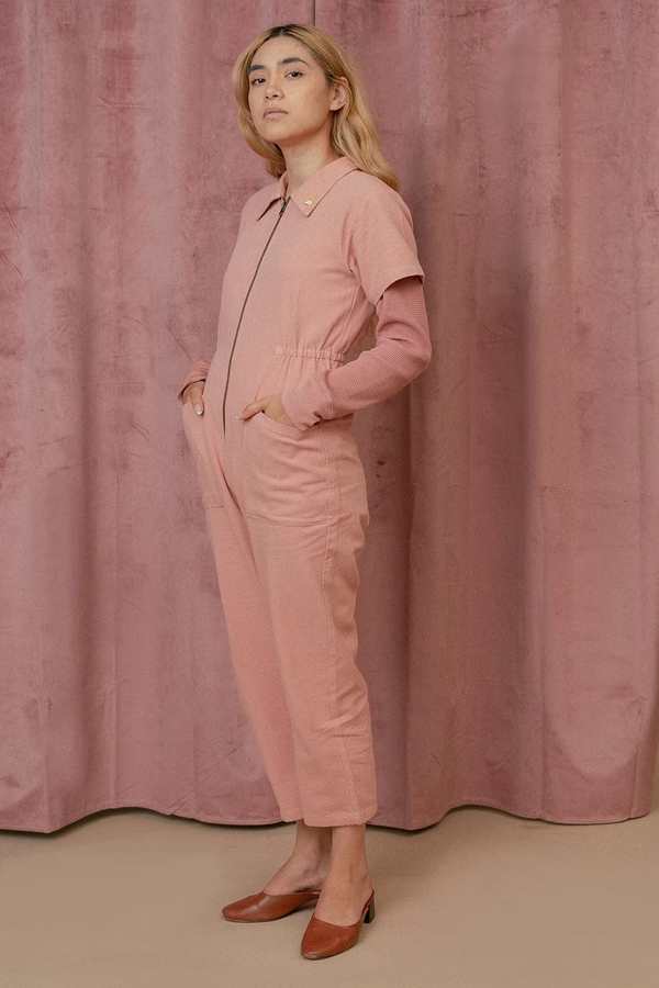 Noble Utility Suit - Dusty Rose | Garmentory