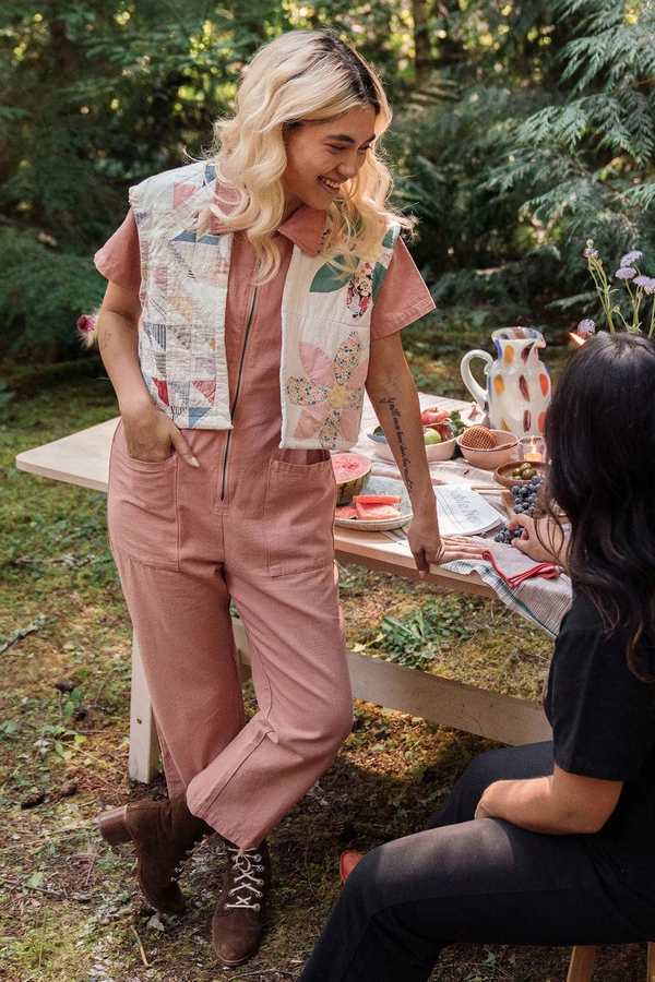 Noble Utility Suit - Dusty Rose | Garmentory