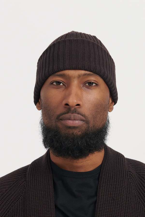 Batoner Solid Wool Short Cap - Dark Brown | Garmentory