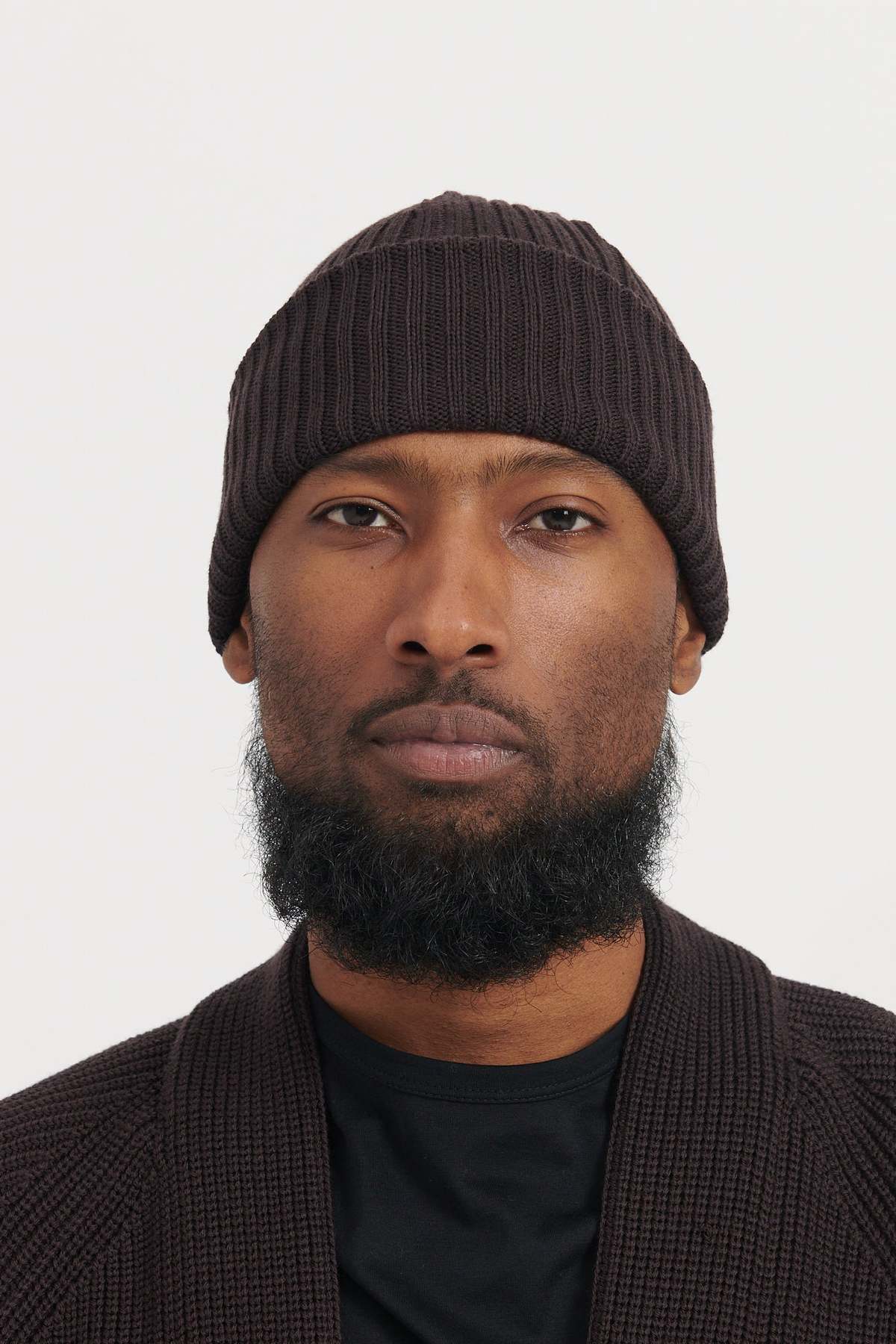 Batoner Solid Wool Short Cap - Dark Brown | Garmentory