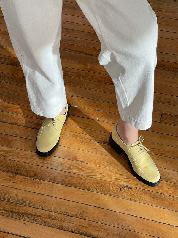 ramona oxford in straw. | Garmentory