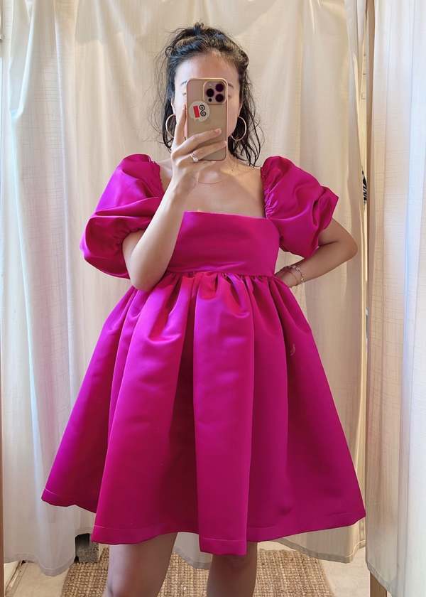 Bea mini dress, pink | Garmentory