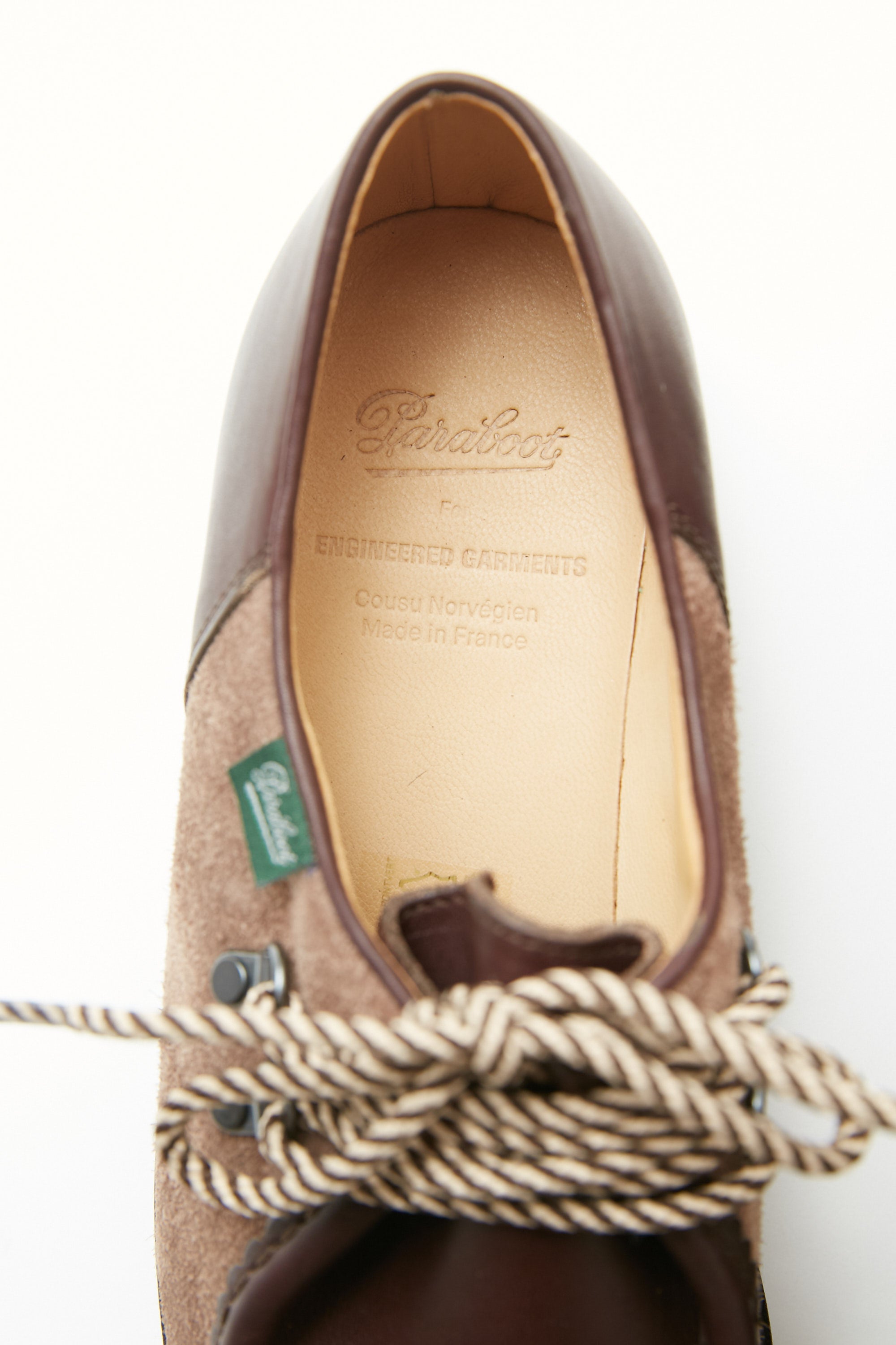 Paraboot x Engineered Garments Boots - Michael/Marche Marron Lisse Caf ...