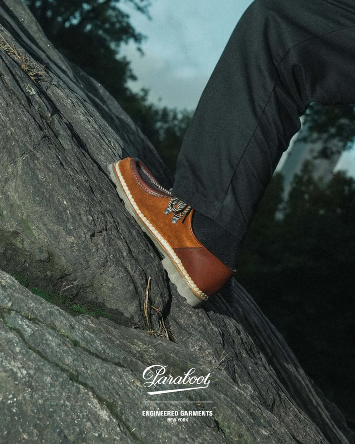 Paraboot x Engineered Garments Boots - Michael/Marche Marron Lisse ...