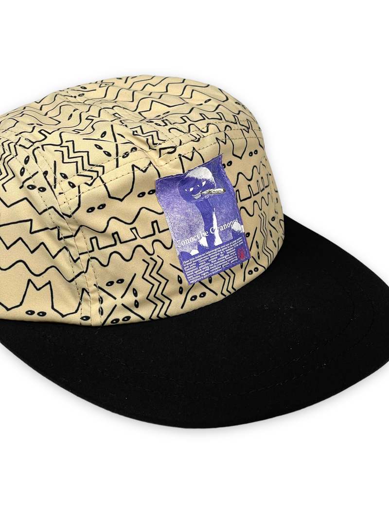 Realbadman SHROOMER 4 PANEL HAT - Purple/Cream/Olive | Garmentory