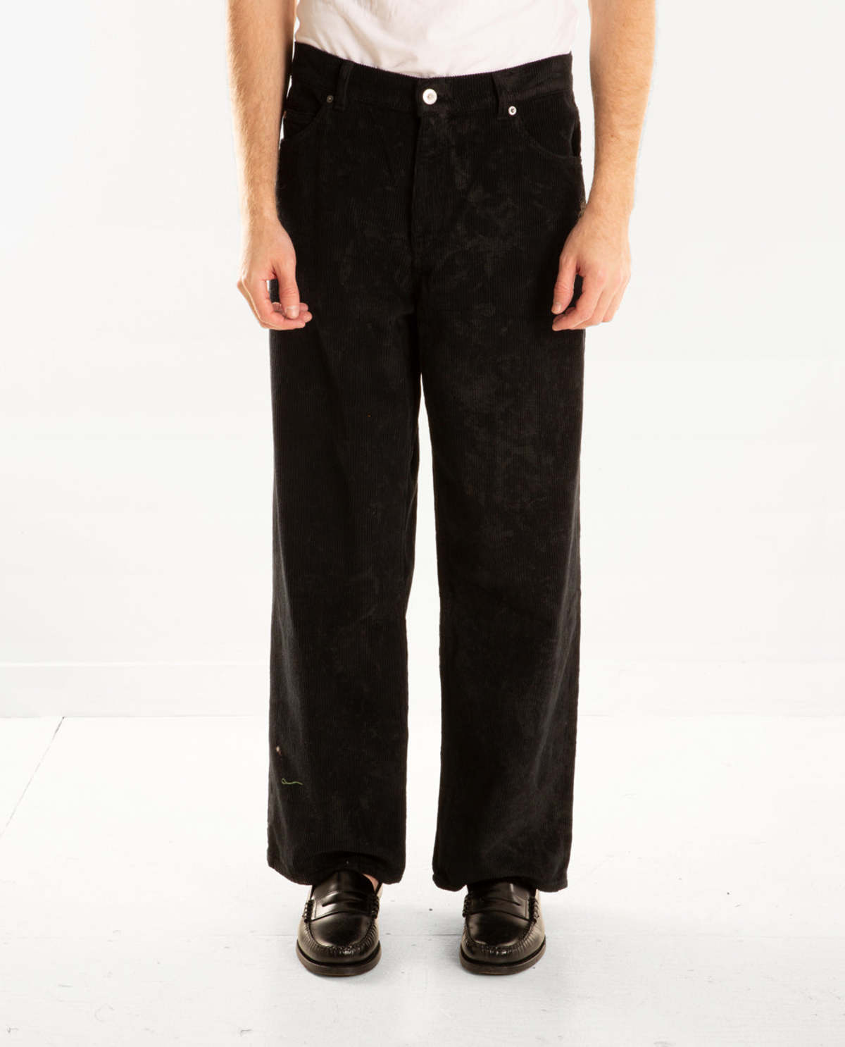 Our Legacy Vast Cut Coated Cord Pants - Black | Garmentory